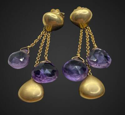 Алтън - Златни дамски обеци (07001448) 383